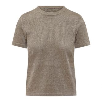Missoni SS Rundhals-T-Shirt - - Knitwear - Damen - Braun - M