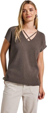 Street One Damen Shirt mit B&auml;ndern