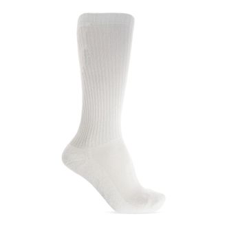 Rick Owens Homme, Sous-v&ecirc;tements, Blanc, Taille: L Long Socks with Logo