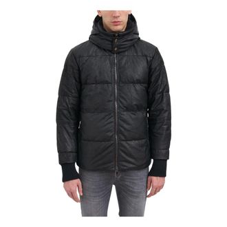 Giorgio Brato Homme, Vestes, Noir, Taille: XL Doudoune En Cuir