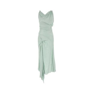 Victoria Beckham Posy Midi Dress - - Dresses - Damen - Gr&uuml;n - 2XS