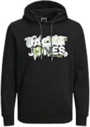 Jack & Jones Herren, Sweatshirts & Hoodies, Schwarzk, XLGr&ouml;&szlig;e