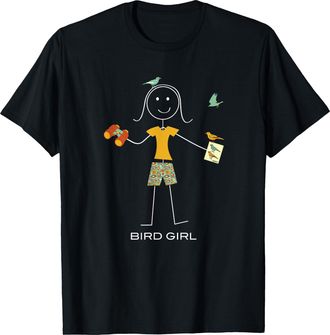 Whyitsme Design Lustige Frauen Vogelbeobachtung, M&auml;dchen T-Shirt
