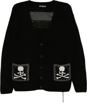 MASTERMIND WORLD cardigan en maille - Noir