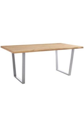 CARRYHOME Esstisch, Wildeiche, Holz, Wildeiche, massiv, rechteckig, eckig, 100x76x160 cm, in verschiedenen Gr&ouml;&szlig;en erh&auml;ltlich, Esszimmer, Tische, Esstische, Baum