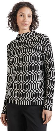 Street One Damen A302834 Jaquard Pullover,Mehrfarbig, 38