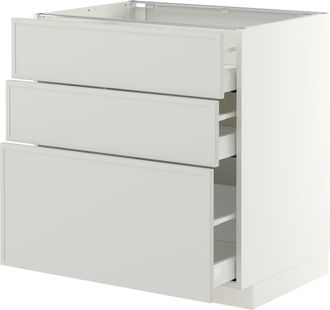 IKEA METOD / MAXIMERA Unterschrank mit 3 Schubladen