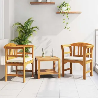 vidaXL vidaXL Banc rose Naturel 68,5 x 46 x 82,5 cm Bois dAcacia Massif