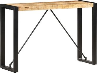vidaXL Konsolentisch 110x35x76 cm Massivholz Mango Vidaxl