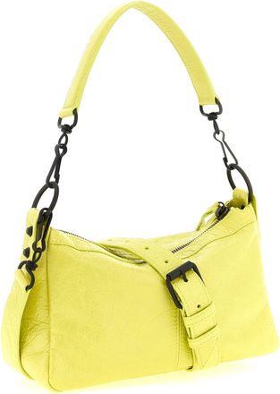 Balenciaga Lambskin Leather Shoulder Bag - Yellow