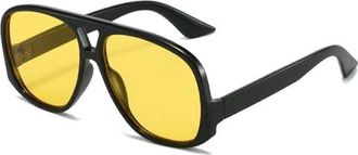 Generic Lunettes De Soleil For Hommes Et Femmes, Id&eacute;ales For La Conduite, Les Vacances, Trajets Domicile-travail Le Sport(Yellow)