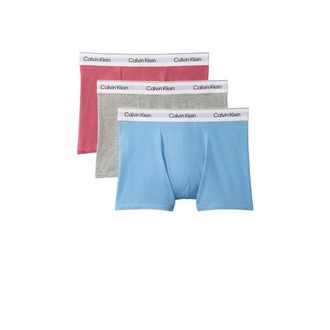 Calvin Klein Lot de 3 boxers en coton m&eacute;lang&eacute;