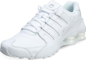 Nike Nike Shox NZ Chaussures pour homme Blanc/argenté/rouge, multicolore, 43 EU