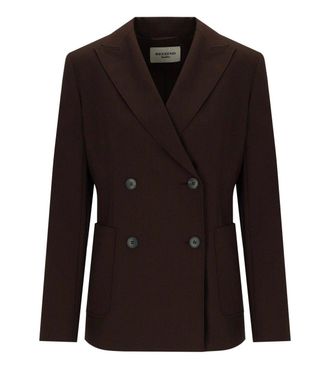 Weekend by Max Mara BLAZER ORNATI DOUBLE-BOUTONNAGE MARRON MAX MARA WEEKEND