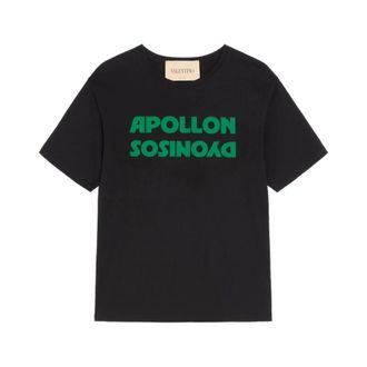 Valentino Garavani Homme, Tops, Noir, Taille: XL T-Chemises