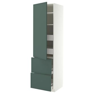IKEA METOD / MAXIMERA Hochschr. B&ouml;d/4 Schubl./T&uuml;r/2 Fro