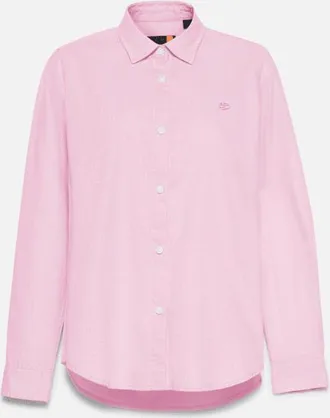 Timberland Oxford-Langarmhemd f&uuml;r Damen in Pink, Damen, Pink, Gr&ouml;&szlig;e