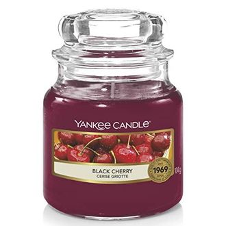 Yankee Candle Company Yankee Candle bougie jarre parfumée | petite taille | Cerise griotte | jusquà 30 heures de combustion