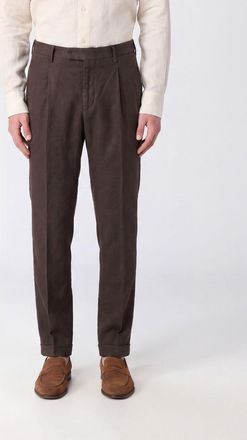 Pantaloni Torino Pantalon chino slim fit &agrave; pinces en coton stretch