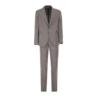 Tagliatore Tagliatore Herren Wollanzug - - Suits - Herren - Grau - XL
