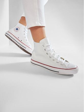 Converse Sneakers aus Stoff Chuck Taylor All Star HI 132169C Wei&szlig;