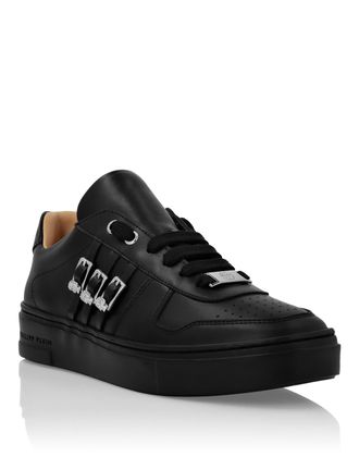 Philipp Plein Niedrig geschnittene Sneakers Skull