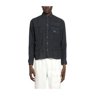 C.P. Company C.p. Company, Homme, Chemises, Bleu, Taille: XL Casual Shirt