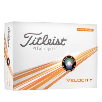 Titleist Velocity Golfball, Orange, 12 St&uuml;ck