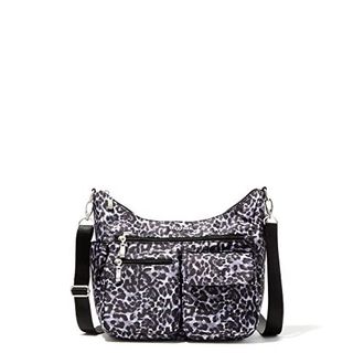 Baggallini Modern Everywhere Hobo, Guépard sauvage gris, Taille unique