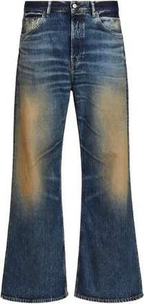 Acne Studios Jean droit d&eacute;lav&eacute; en coton