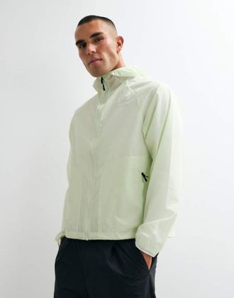 The North Face veste coupe-vent NSE vert citron