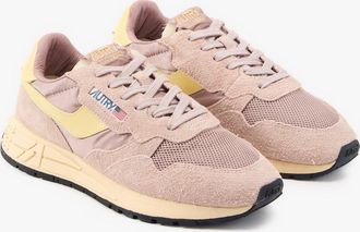 Autry Baskets crant&eacute;es en cuir m&eacute;lang&eacute;