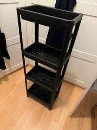 IKEA VESKEN Étagère Noire 37 x 23 x 101 cm
