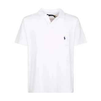 Polo Ralph Lauren Frottee-Poloshirt mit Brusttasche - - Tops - Herren - Wei&szlig; - XL