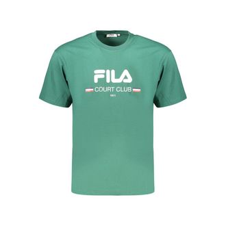 Fila Gr&uuml;nes Baumwoll-Herren-T-Shirt