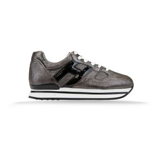 Hogan Leder-Schn&uuml;rsneaker f&uuml;r Damen - - Shoes - Damen - Grau - 34 EU
