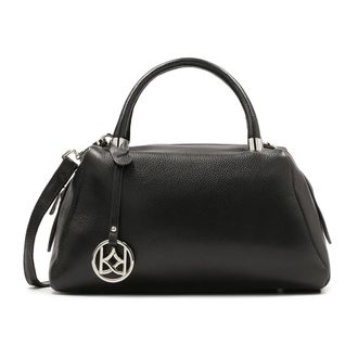 Kazar Femme, Sacs, Noir, Taille: ONE Size Sac souple en cuir avec poign&eacute;es et bandouli&egrave;re