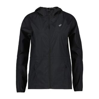 Asics Road Packable Jacket - - Sport - Damen - Schwarzk - XS