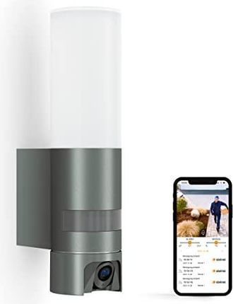 Steinel LED Außenleuchte L 620 CAM, mit 180° Bewegungsmelder, Überwachungskamera mit Full-HD und Gegensprechanlage, ideal als LED Wandleuchte inkl. 16 GB SD-K