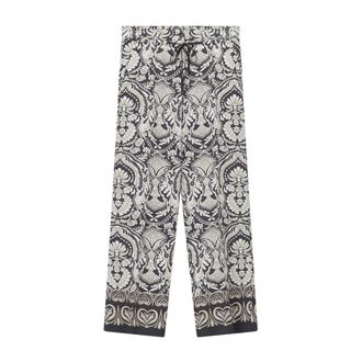 Cambio Femme, Pantalons, Multicolore, Taille: 40 FR L33 Adrienne Wide Pantalons