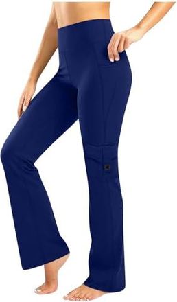 Generic Legging respirant et &eacute;lastique pour femme avec taille, poche boutonn&eacute;e et coupe &eacute;troite pour le yoga et le pantalon de surv&ecirc;tement dhiver pour femme, 