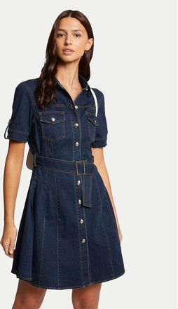 Morgan Jeanskleid 241-RIXES Dunkelblau Regular Fit