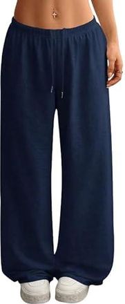 Generic Europe et &Eacute;tats-Unis l&acirc;che d&eacute;contract&eacute; cordon de serrage sport jambe large yoga cloche bas boutique v&ecirc;tements femmes, N&deg;4, XXL