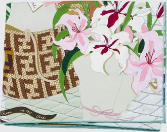 Fendi Seidentuch FENDI Damen Farbe Gr&uuml;n