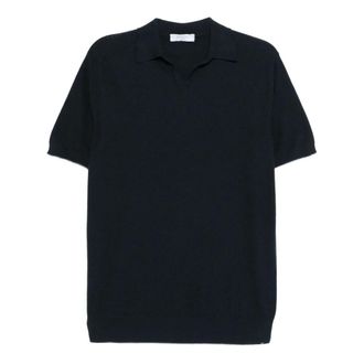 Boglioli Homme, Tops, Noir, Taille: L Polo en coton