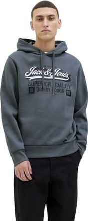 Jack & Jones Jjelogo Noos Sweat &agrave; Capuche pour Homme, col 25/26, temp&ecirc;te, XL