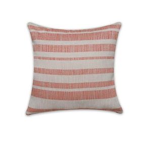 Gardinia Sehlbach Kissen Streifen, Orange, 45 x 45 cm Kissen, Lebendiger Akzent, Vielseitig Kombinierbar, Modernes Design, Stilvolle Note