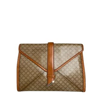Celine Pochette Vintage Pre-owned - Femme - Pre-owned - Beige - Taille: ONE Size