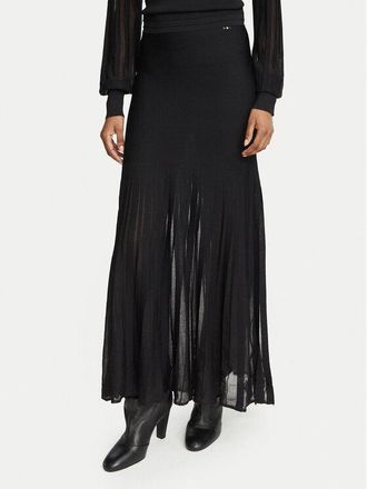 Fracomina Maxirock FR26WG4004K416F9 Schwarz Flare Fit