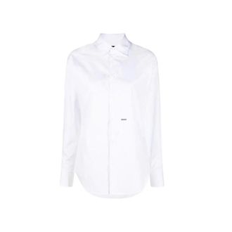 Dsquared2 Stretch Baumwollhemd - - Blouses & Shirts - Damen - Wei&szlig; - S